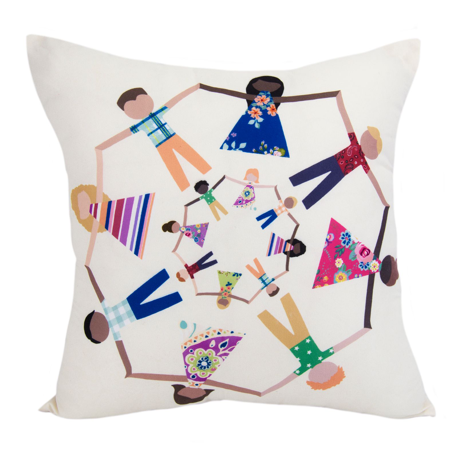 Donna Sharp Cali Bedding Collection Holding Hands Decorative Pillow ...